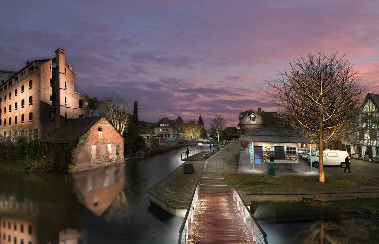 Plan lumière de la ville de Louviers - Réalisations - Lyum